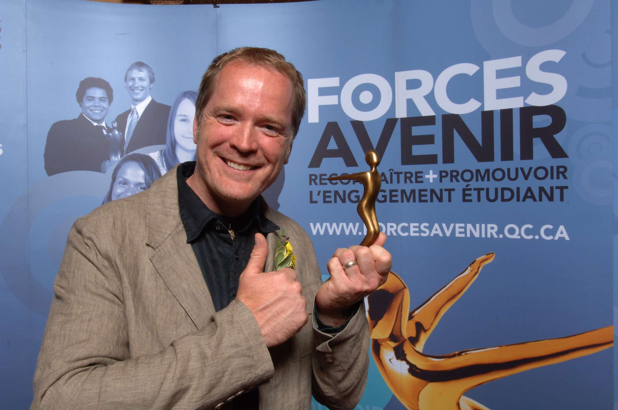 Simon Faucher, Lauréat de l’AVENIR dans la catégorie Personnel engagé